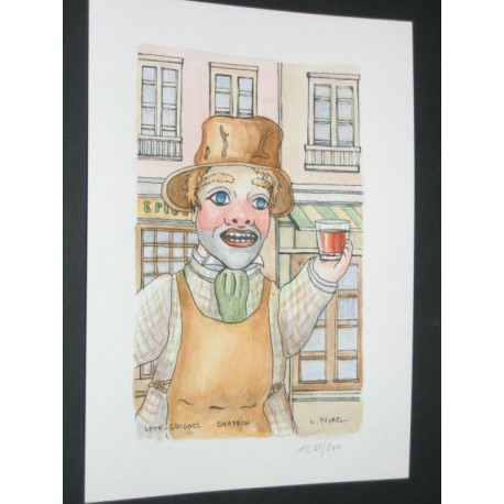 Vues de Lyon (Originaux),Guignol et Gnafron