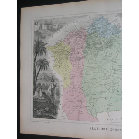 Cartes géographiques,Province d'Oran