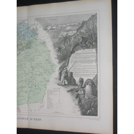 Cartes géographiques,Province d'Oran